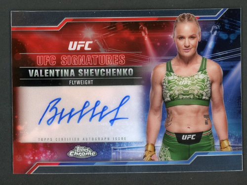 2025 Topps Chrome UFC Valentina Shevchenko Signatures Autograph | eBay