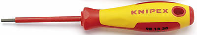 Knipex 98 13 30 VDE Insulated 3mm Hex Allen Key Screwdriver PME ...