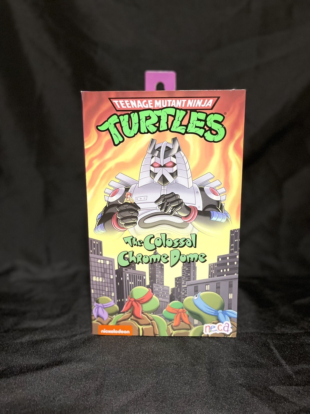 Rare NECA TMNT Colossal Chrome Dome Teenage Mutant Ninja Turtles New ...