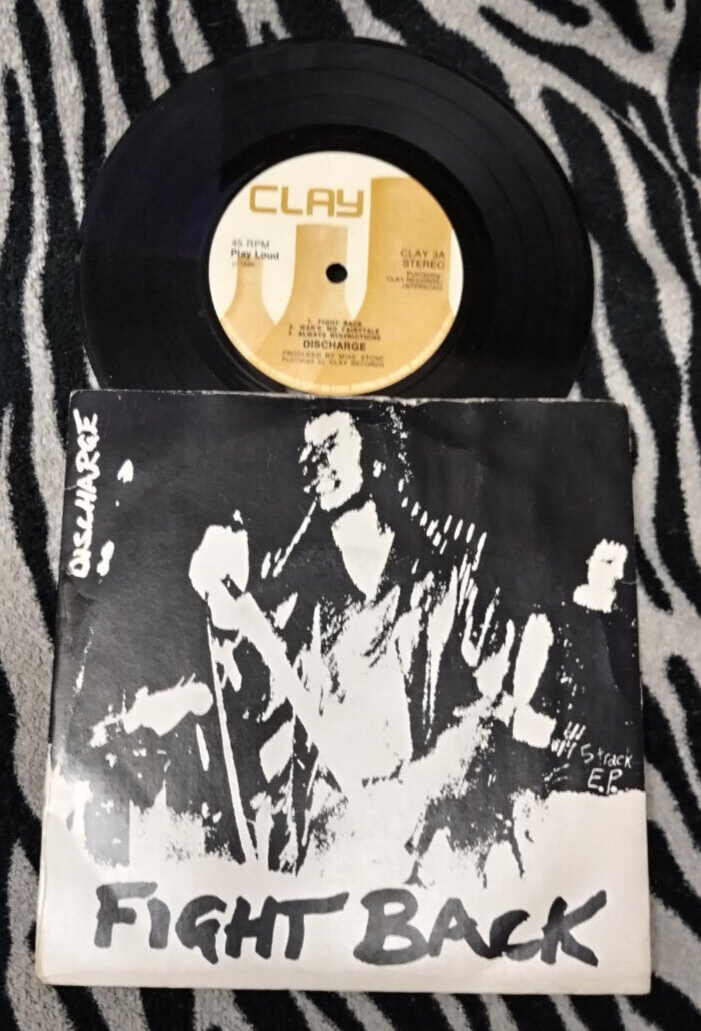 DISCHARGE FIGHT BACK 7" VINYL RARE PUNK 1980 CLAY RECORDS | eBay UK