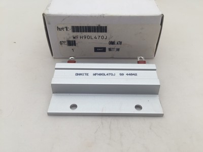 WFH90L470J Ohmite, 90 Watt 470 Ohm 5%, Wirewound Resistor, Chassis ...