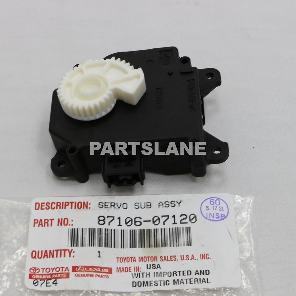 Toyota Avalon Camry OEM Air Conditioner Radiator Damper Servo | 87106 ...