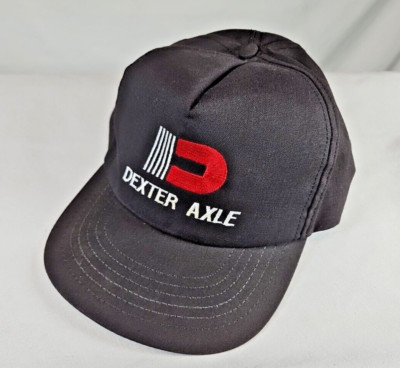 Vintage Dexter Axle Black Hat Cap Snapback Apparel Promotions | eBay