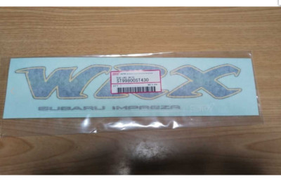 SUBARU Genuine GC8 Impreza WRX STI Rear Trunk Decal Sticker ...