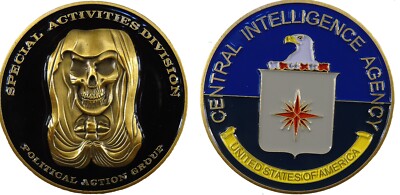 CIA Special Activities Division Political Action Group Challenge Coin 2 ...