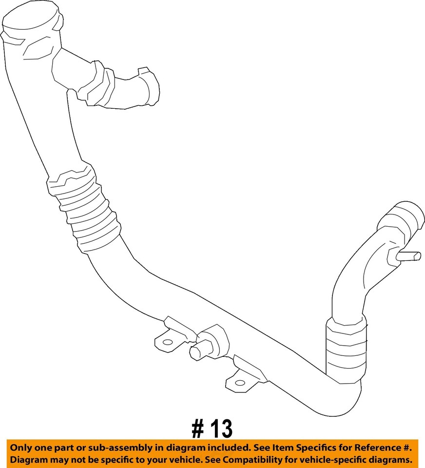 FORD OEM 16-19 Transit-150 Engine Air Intake-Air Inlet Duct GK4Z9C623A ...