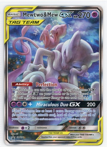Mewtwo & Mew GX Tag Team SM 191 Promo NM/MT [SM Promo:Pokemon] | eBay