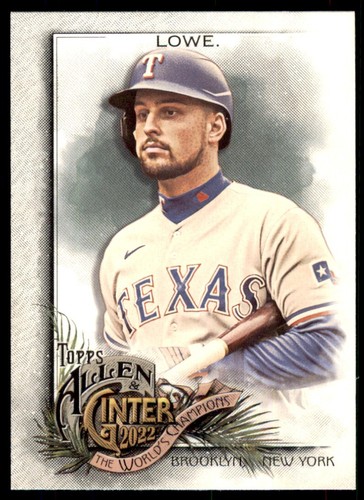 Nathaniel Lowe 2022 Topps Allen & Ginter High Number Short Print SP ...