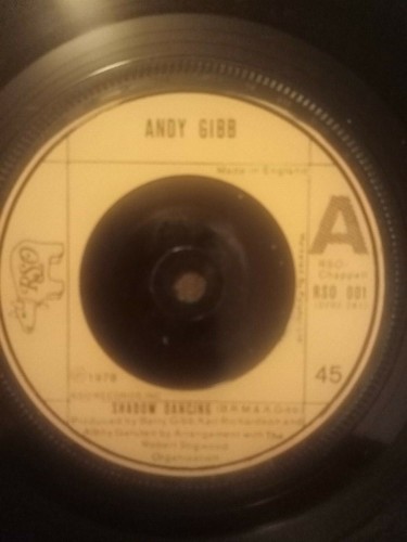 ANDY GIBB SHADOW DANCING OG UK 1978 RSO 7" 45 RSO 001 | eBay