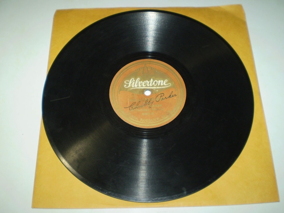 CHUBBY PARKER ORIGINAL DOUBLE AUTOGRAPH SIGNED SILVERTONE 78 STERN OLD ...