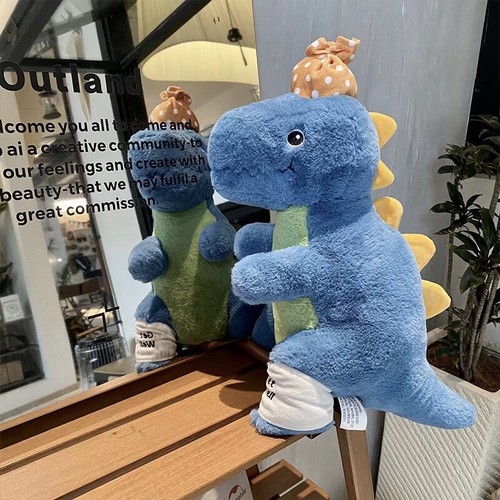 Blue Dinosaur Plush Toy Doll Children's Birthday Gift Cute | eBay Australia