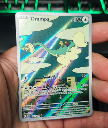 Drampa - #184/162 - Pokemon Temporal Forces Illustration Rare Card - NM ...