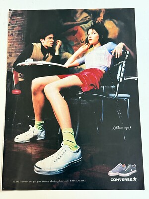 Vintage 1994 Converse Athletic Shoes Girl Legs Advertisement Print Ad | eBay