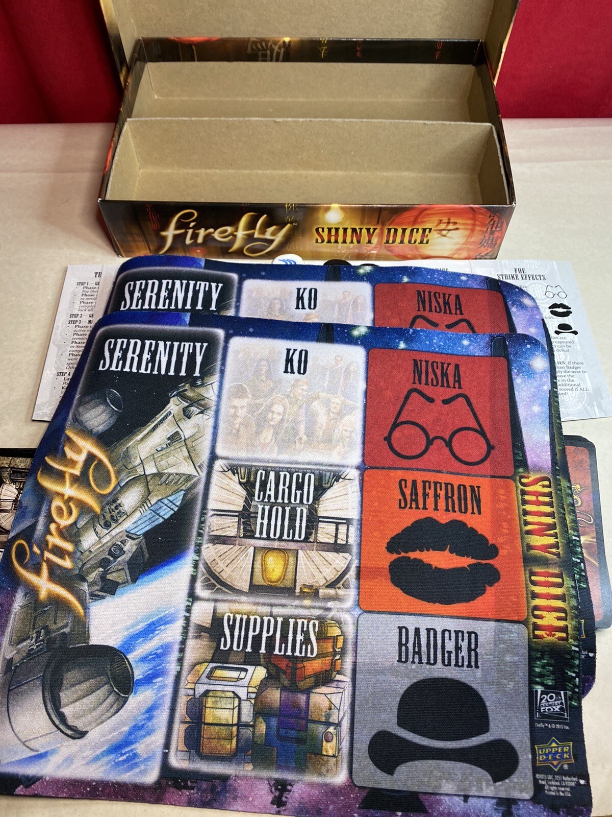 Firefly Shiny Dice Card Board Game Joss Whedon Serenity Topps | eBay