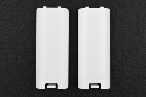 (2) Gen Nintendo Wii White Remote Controller Battery Covers Official ...