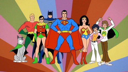 1973 Super Friends Poster 11X17 Superman Batman Wonder Woman Robin ...