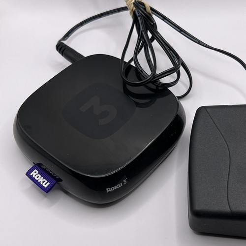 Roku 3rd Gen 4200X Black USB Ethernet & HDMI Port 1080p HD Media ...