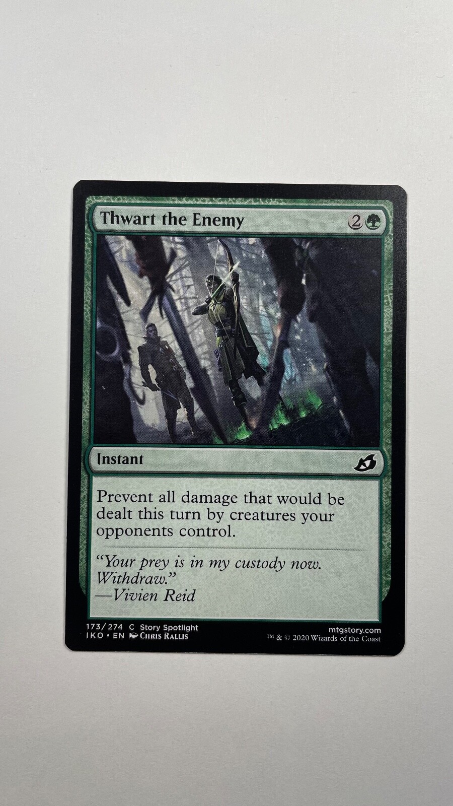 MTG Ikoria Lair of Behemoths Thwart the Enemy 173/274 Magic the ...