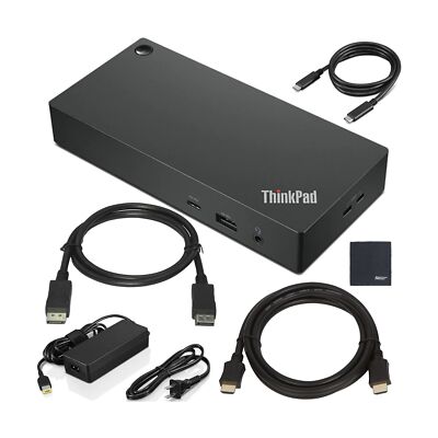 Lenovo ThinkPad USB Type-C Dock Gen 2 with 4K (40AY0090US) + ZoomSpeed ...
