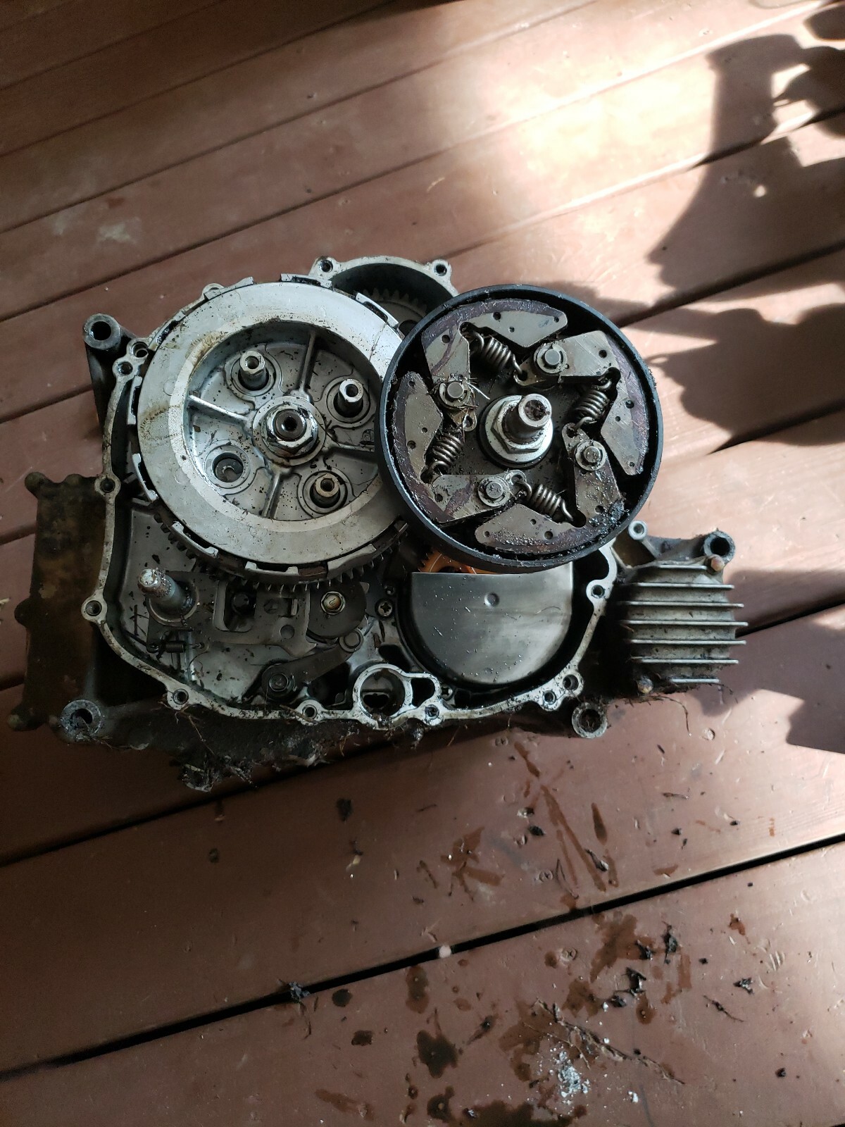 1988 88 KAWASAKI BAYOU 300 ENGINE MOTOR BOTTOM END KLF KLF300 | eBay