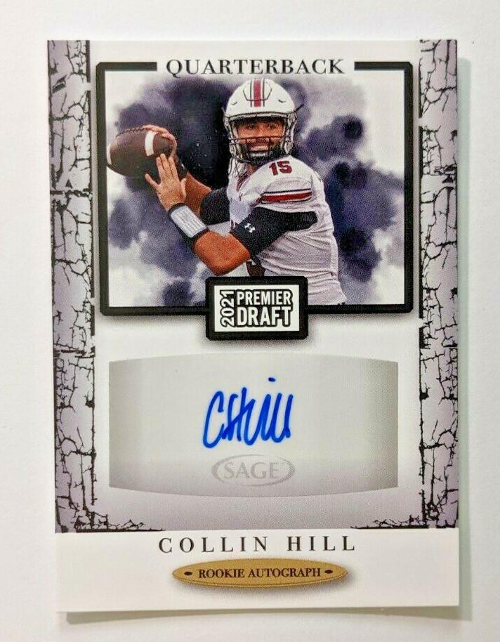 2021 SAGE HIT PREMIER DRAFT RC AUTO COLLIN HILL A108 | eBay