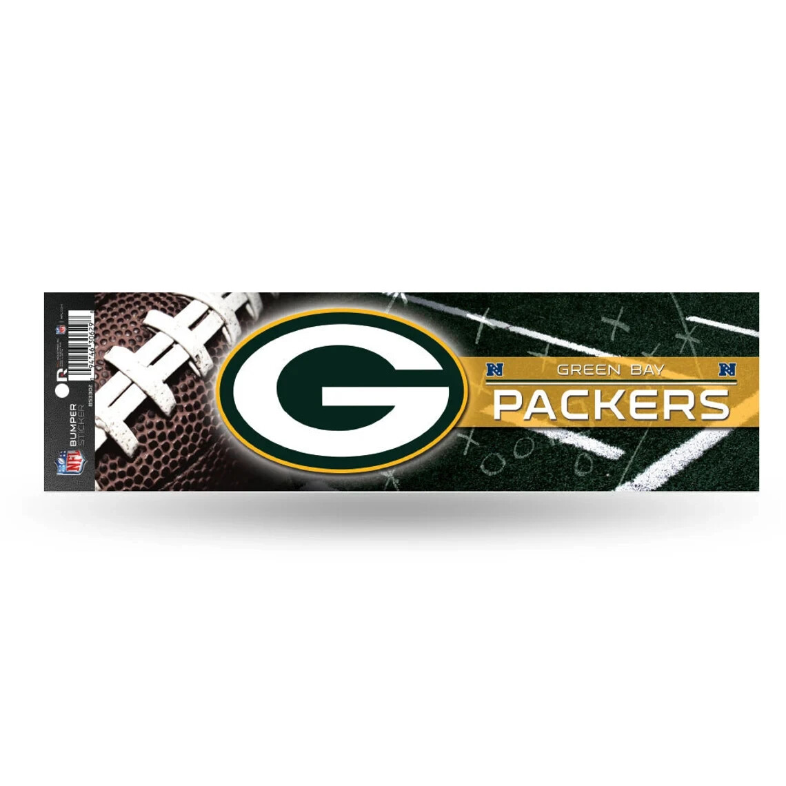 Green Bay Packers Bumper Sticker 3" x 12" Car/Truck/Jeep By Rico ...