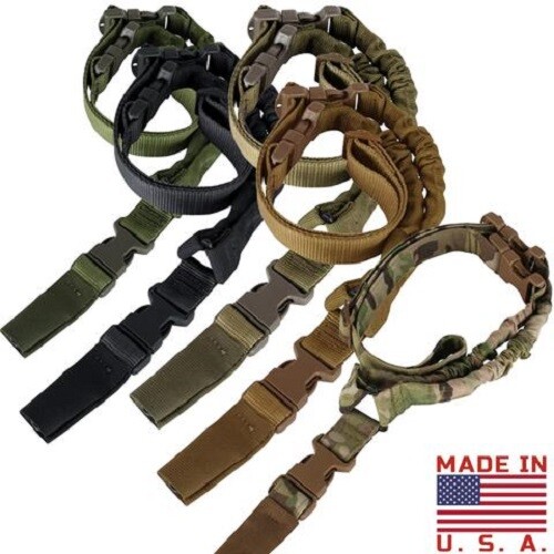Condor US1001 COBRA One Point Bungee Rifle Sling Strap w/ H snap Hook ...