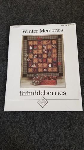 WINTER MEMORIES Thimbleberries Quilt Pattern 64 x 72" 1998 UNCUT U.S.A ...