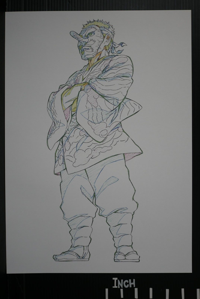 Demon Slayer: Sakonji Urokodaki Fukusei Genga (1 Sheet) Collectible ...