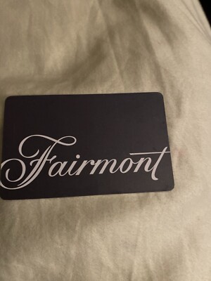 Fairmont Hotel Room Key Card | eBay