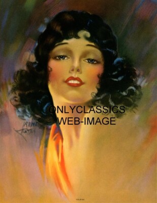 IRENE PATTEN ANTIQUE ART DECO PINUP 8.5X11 PRINT RARE HELENE DOE EYED ...
