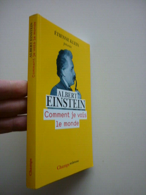 Le Monde Tel Que Je Le Vois Einstein Amazon.fr Comment Je Vois Le