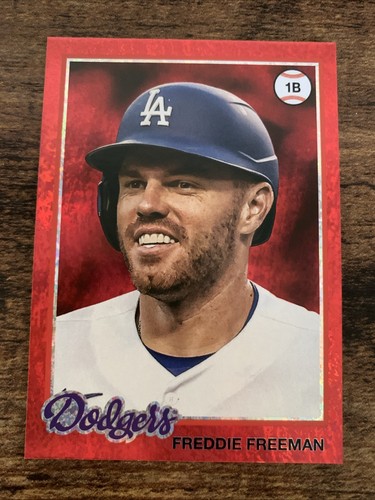 2022 Topps Archives - 1978 Topps Design Freddie Freeman #107 Red Hot ...