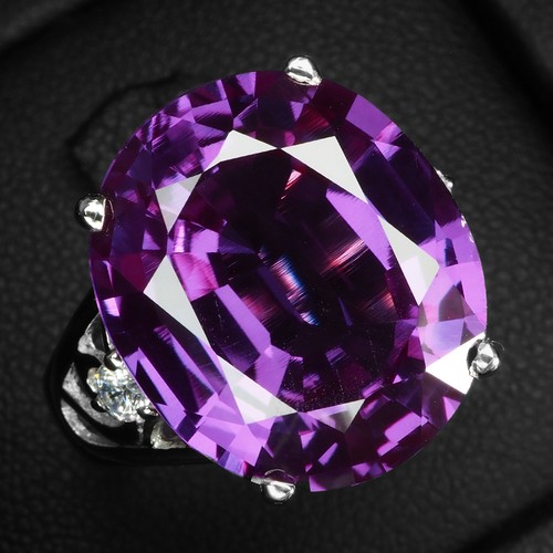 Exquisite Color Change Sapphire 13Ct 925 Sterling Silver Handmade Ring ...