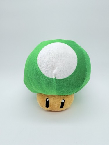 Nintendo Super Mario Bros 1UP Green Mushroom Plush 5” Stuffed Animal ...