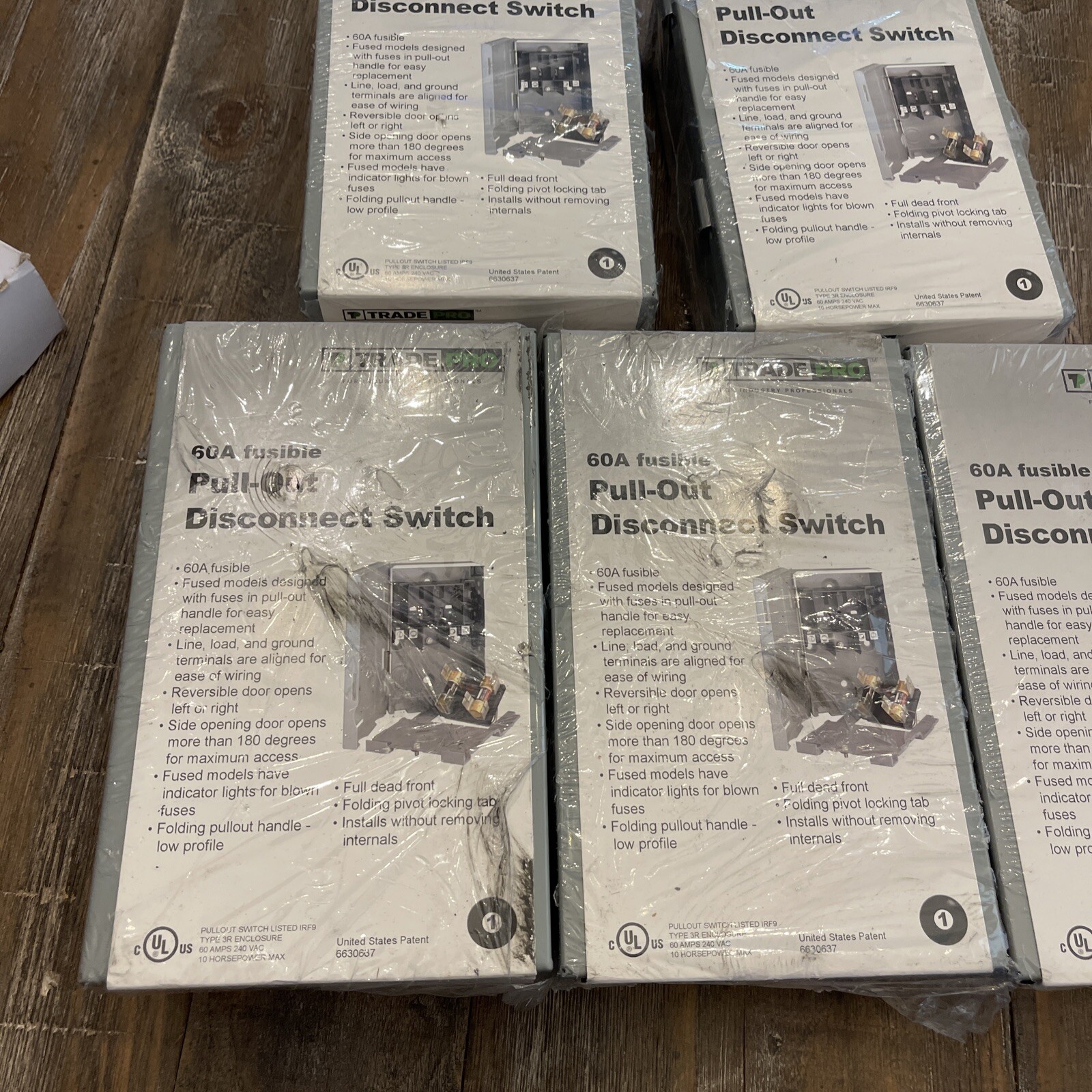 5 TradePro TP-60AMP-NF - 60 AMP Non-Fusible AC Disconnect Switch ...