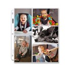 20 - 5 Pocket 3 1/2 x 5 1/4 Photo Page Sheet Protector BCW fits 3 ring ...