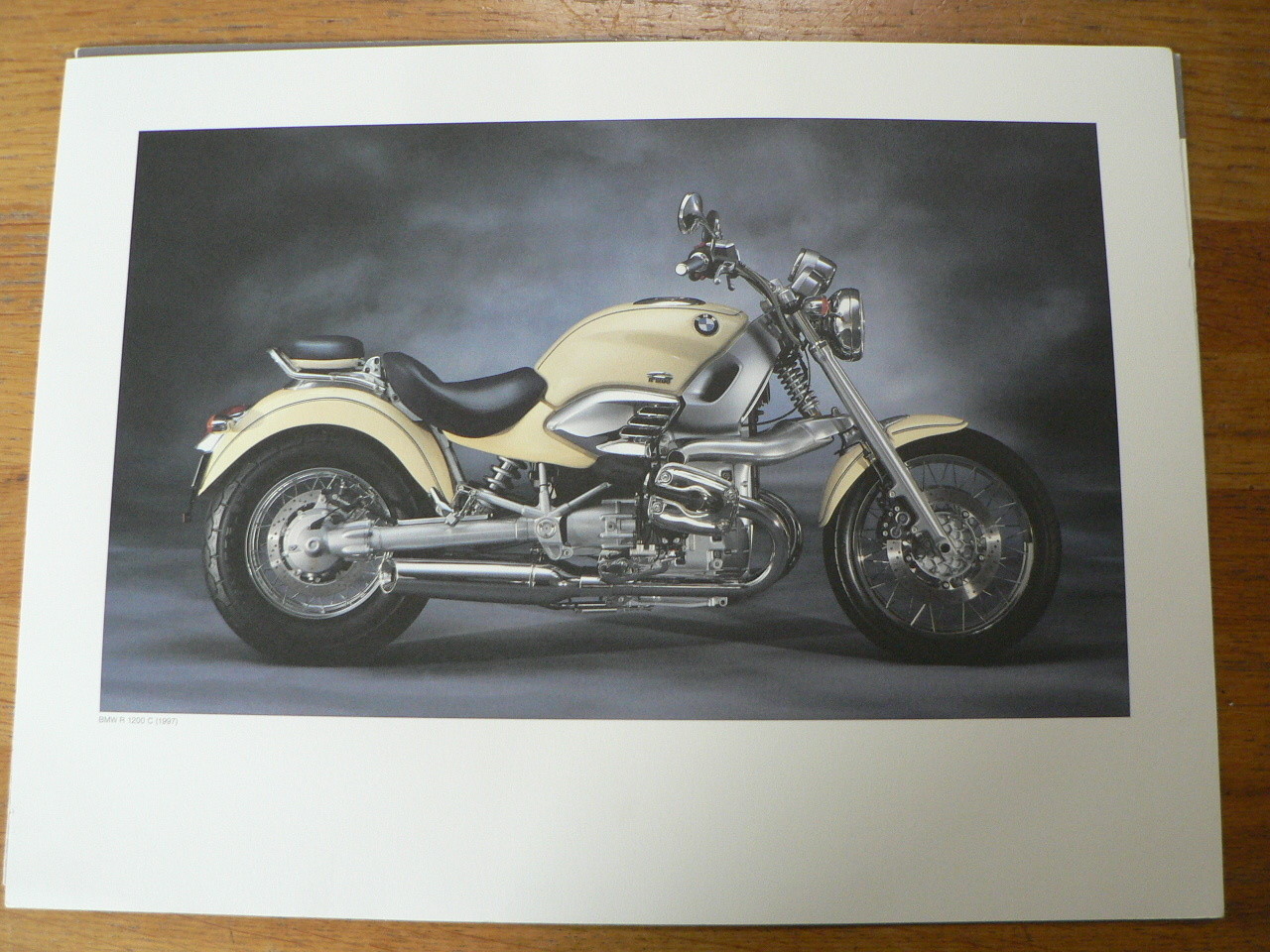 BMW 75 JAHRE MOTORRAD POSTER ART COLLECTION BMW R 1200 C 1997 ...