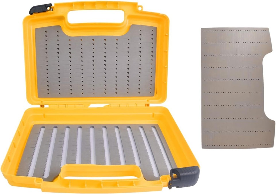 Aventik Streamer Fly Boxes Click Lock Large Streamer Flies Storage ...
