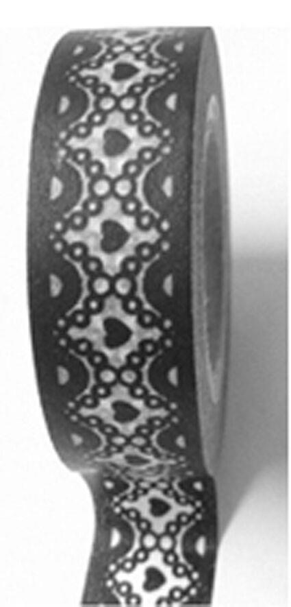 Washi Tape pattern 15mmx 15m Roll Decorative Sticky Paper Masking Tape ...