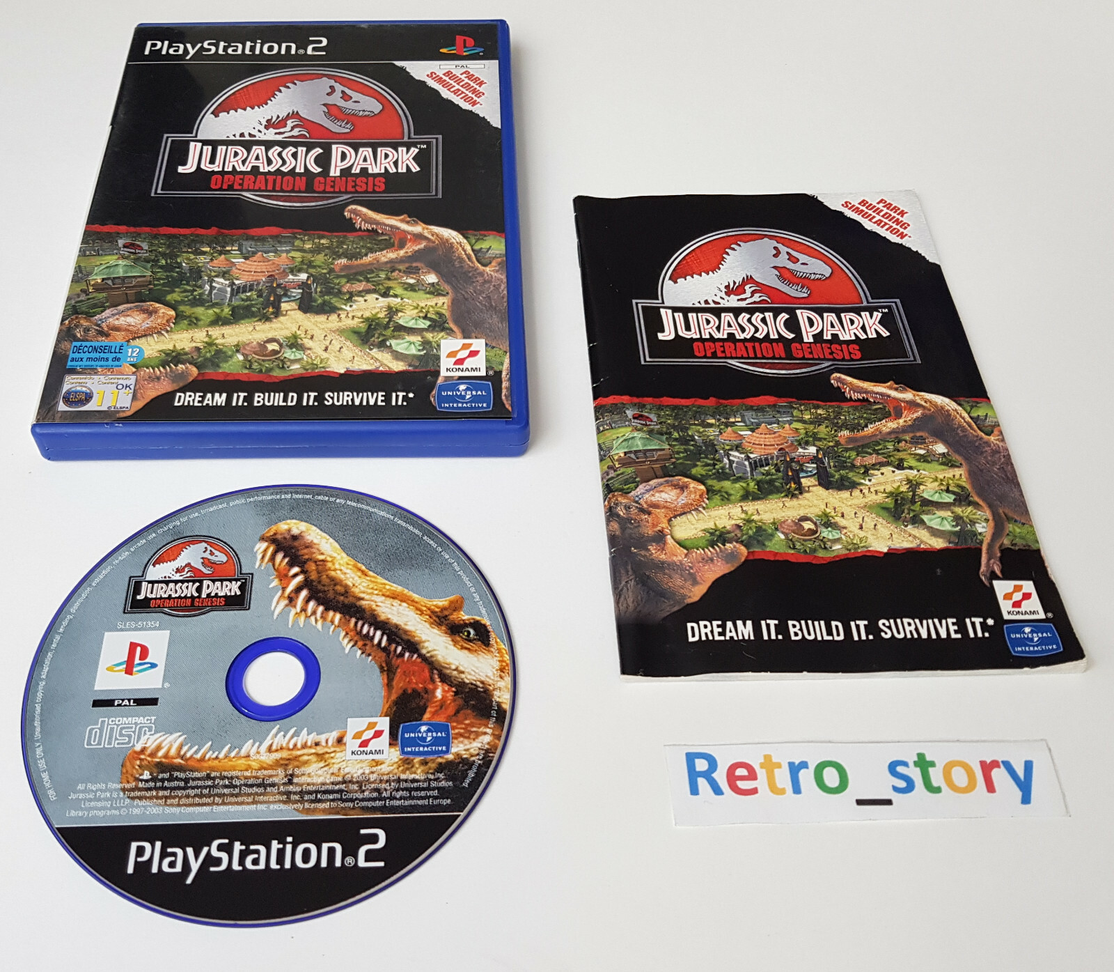 Jurassic Park : Operation Genesis PlayStation 2 PAL - Prix - Photo ...