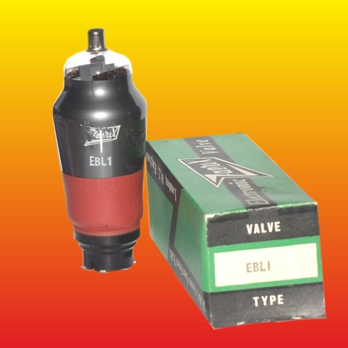 EBL1 ZAERIX LOT OF 1 DOUBLE DIODE-PENTODE TUBE NOS = 3RDDP6 TEBL1 6E10 ...