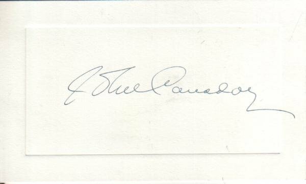 John Canaday Autographed Card Famed New York Times Art Critic D.85 | eBay