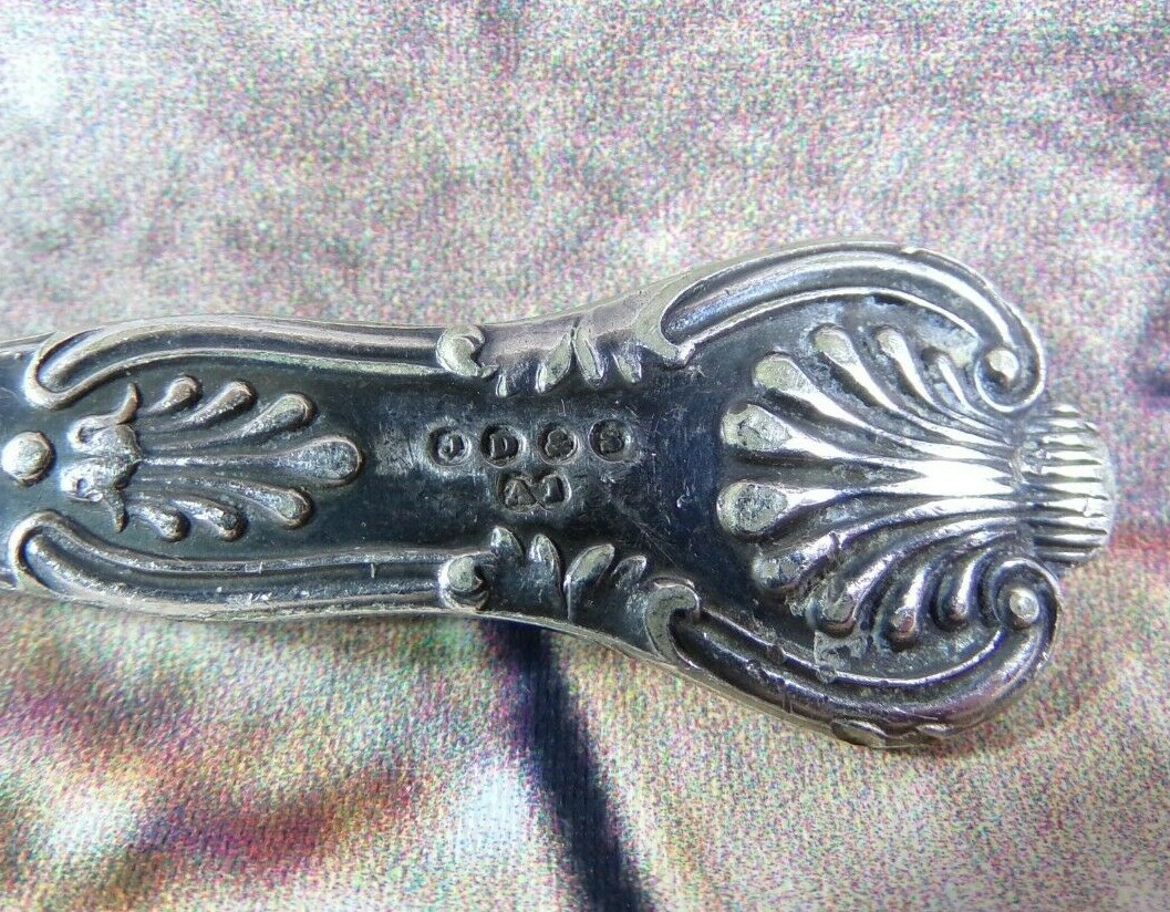 Antique 4 Kings Silverplate Teaspoons Made In England JD&S A1 James ...