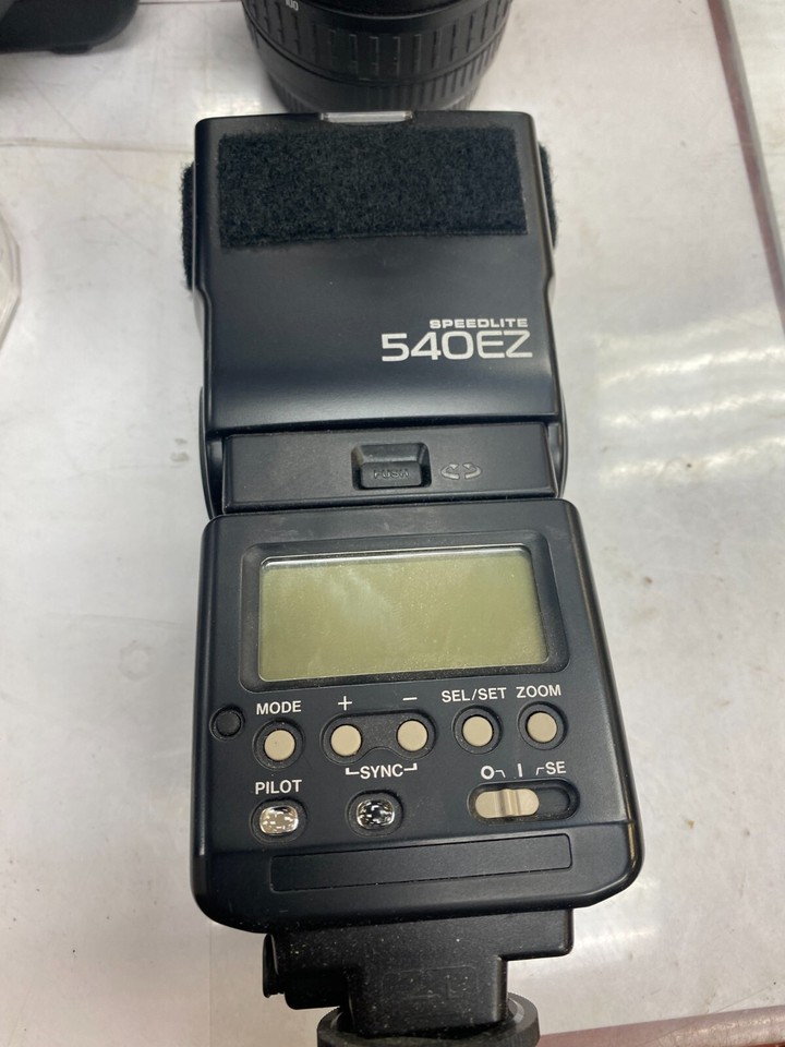 Canon EOS A2E Camera with Speedlite 540EZ, Sigma 100-300 Lens and Case ...