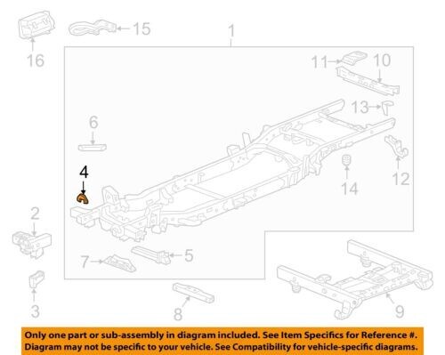 Chevy/GMC OEM Silverado/Sierra LH or RH Front Bumper Impact Bar Bracket ...