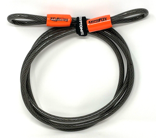 Kryptonite Kryptoflex 7ft Cycle Bike Lock Braided Steel Cable - 3/8 ...