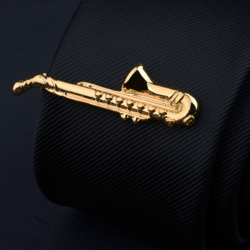 1PC Novelty Men Unique Necktie Pin Metal Tie Clip Wedding Clasp Bar ...