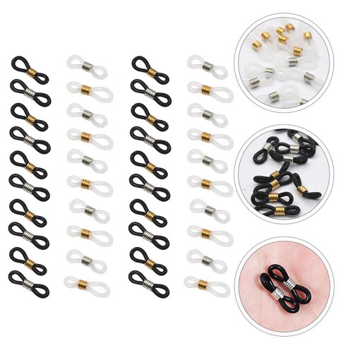 40 Pcs Silicone Clips Eye Chain Buckle Non Eyeglass Accessories | eBay