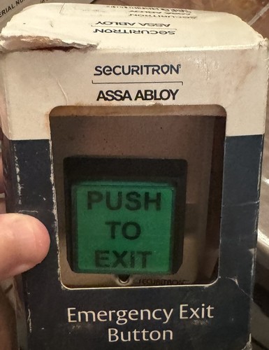 Securitron EEB2 Push To Open Button (damaged Box) | eBay